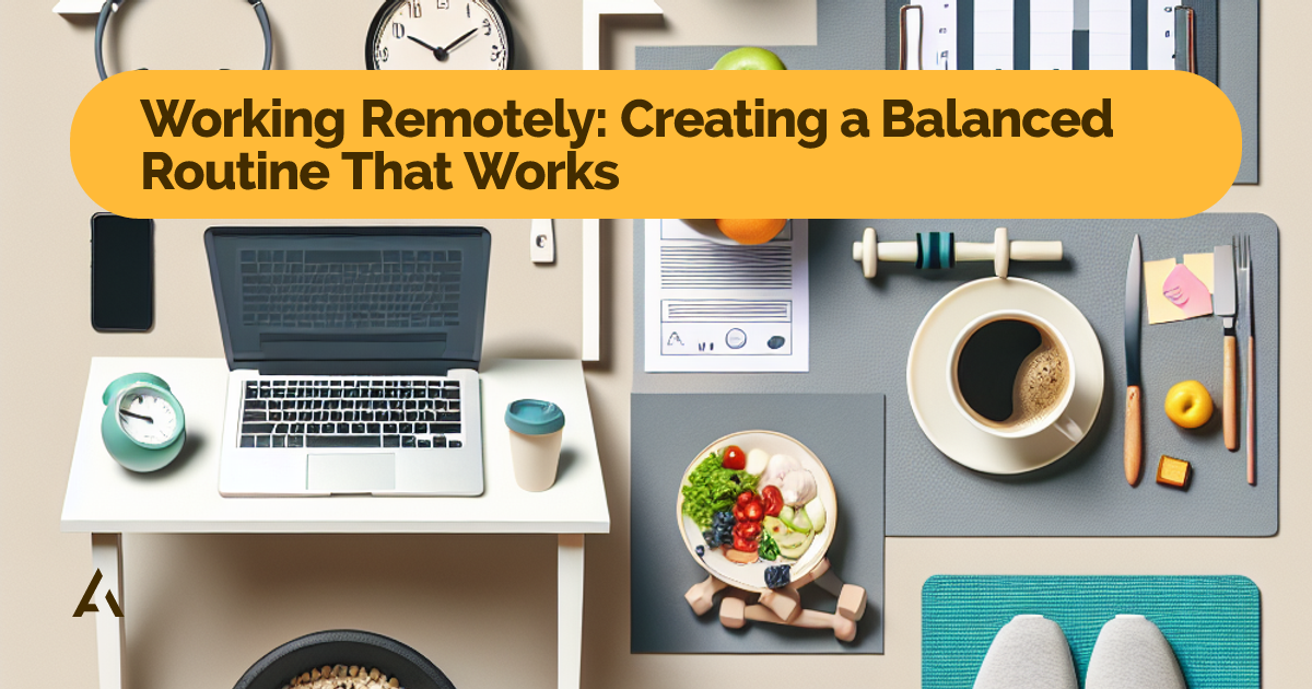 Working Remotely: Creating a Balanced Routine That Works | A-hAAn